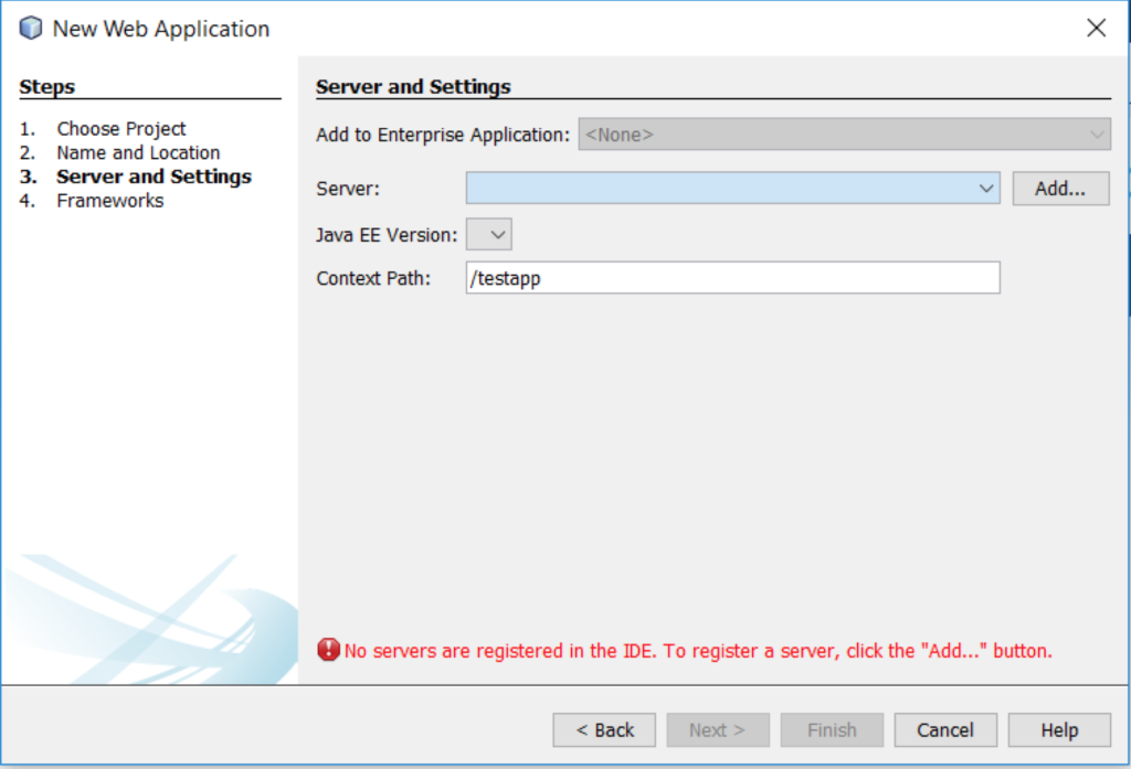 Selecting Server For Running Your Web Application In Netbeans Ide Tips